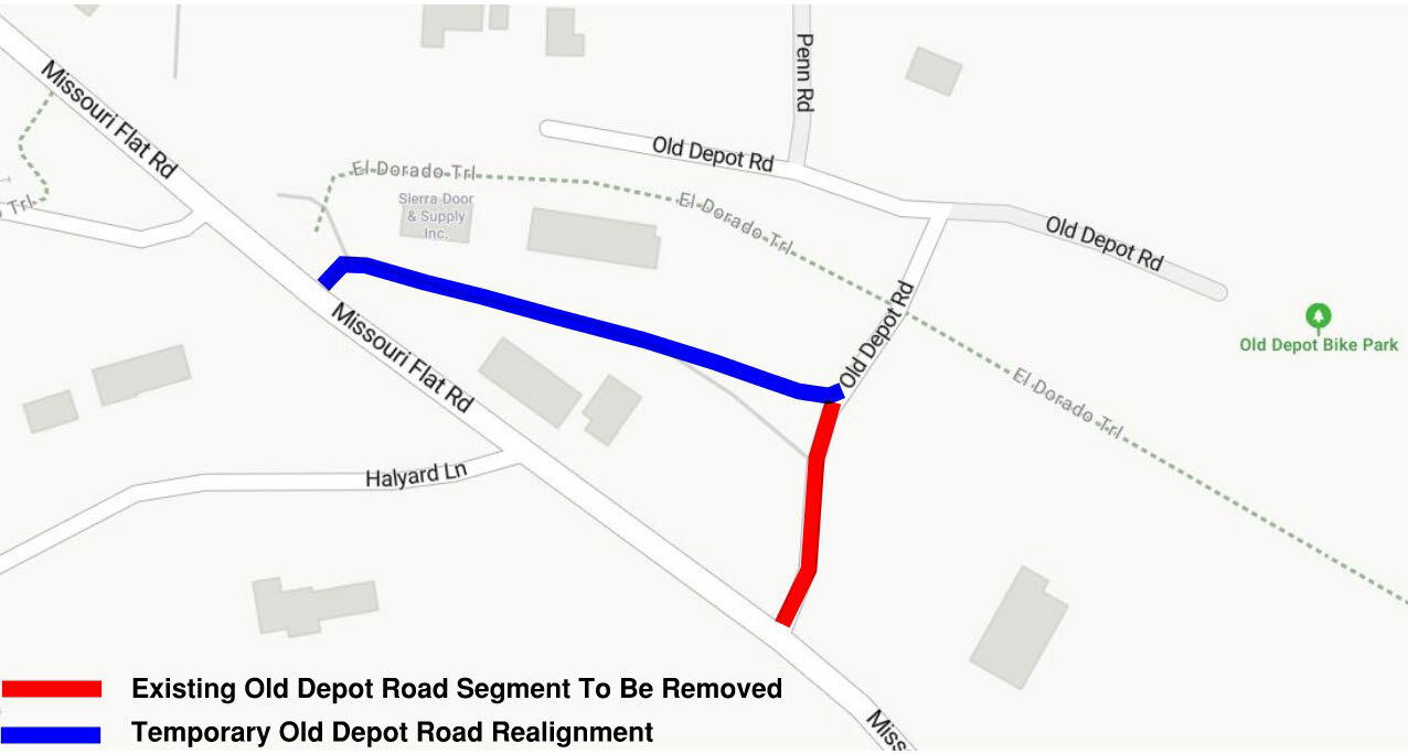 Part of Old Depot Road to be realigned | News | mtdemocrat.com