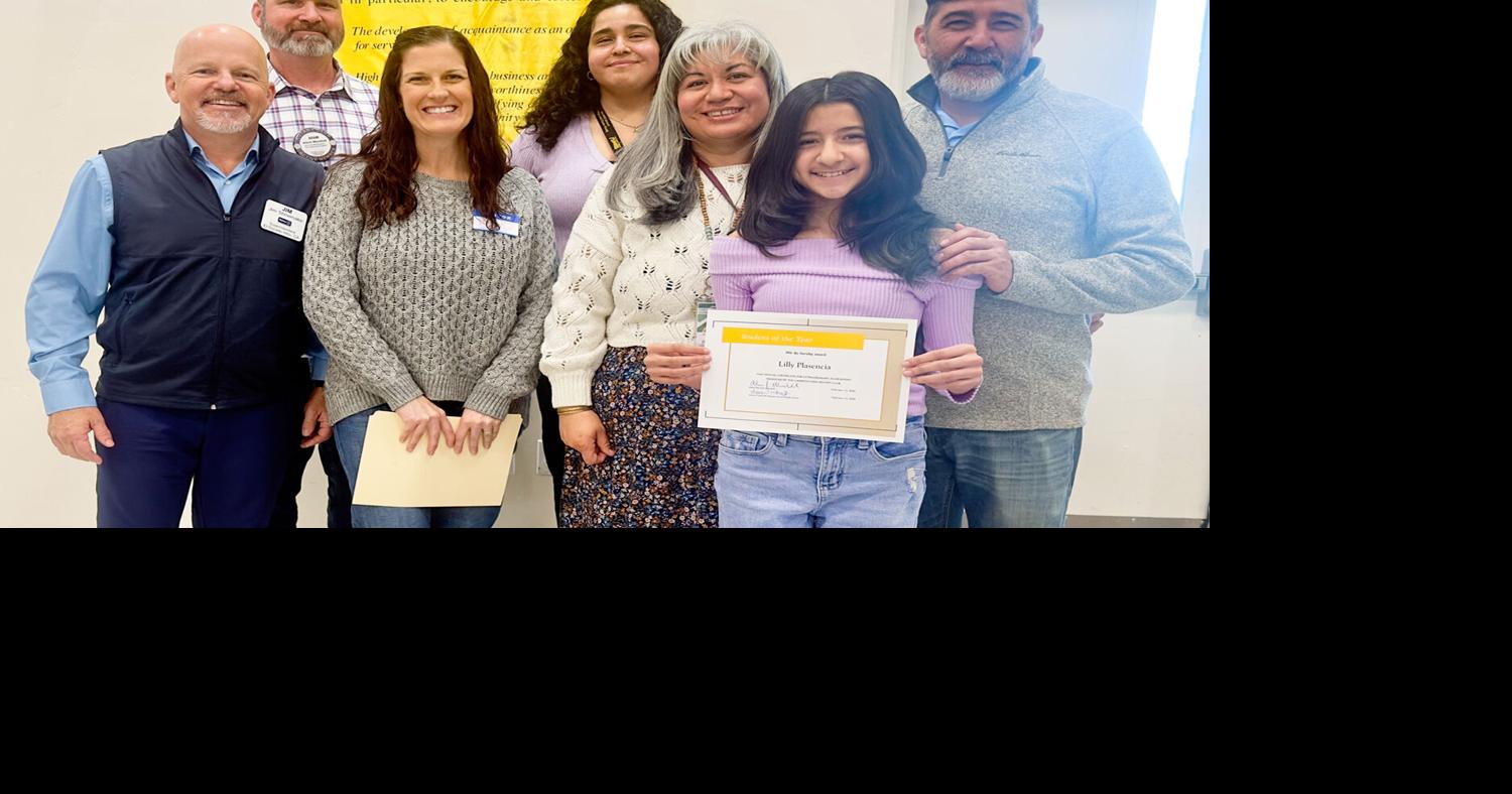Rotary Club of Cameron Park proudly recognized Lilly Plasencia ...