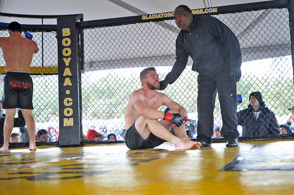 Gladiator Challenge ‘High Octane’ warms the crowd on a cold, rainy day ...