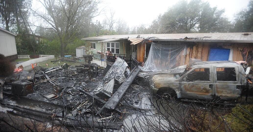 Mobile home damaged by fire | News | mtdemocrat.com