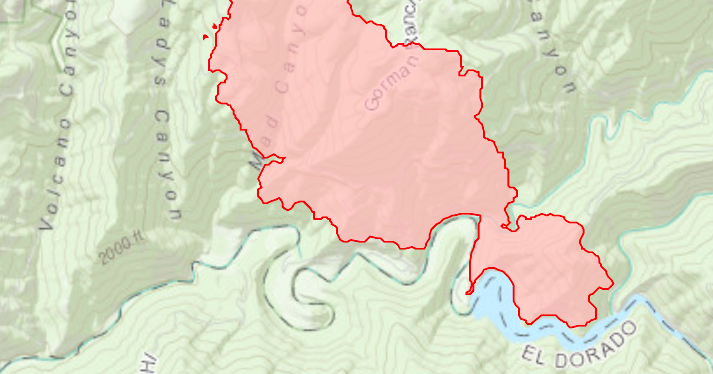 Fire burning near Oxbow Reservoir ‘could spread’ into El Dorado County ...