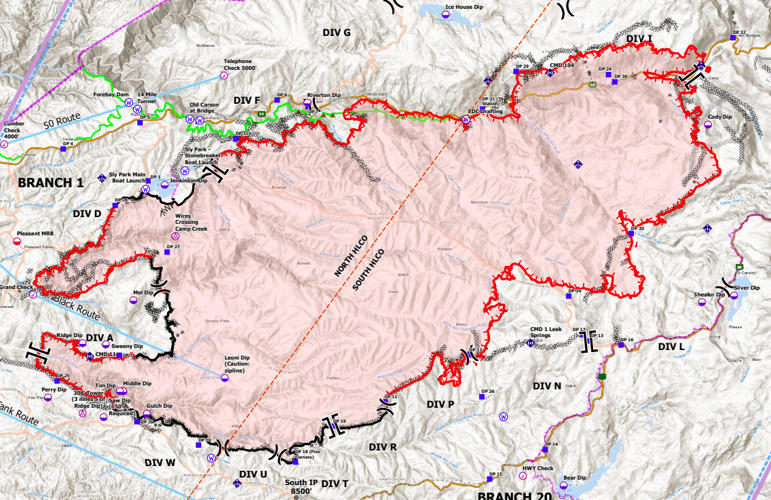 Aug. 29 Caldor Fire maps | News | mtdemocrat.com