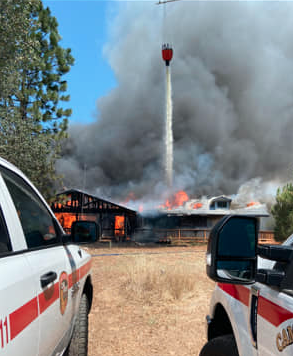 Fire razes home in Coloma | The Divide | mtdemocrat.com