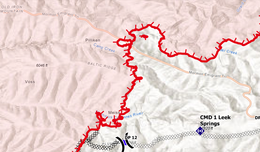 Aug. 25 Caldor Fire maps | News | mtdemocrat.com