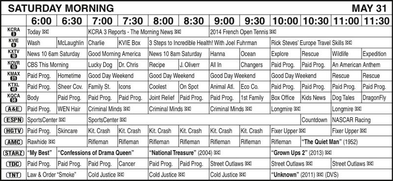 TV Listings | News | mtdemocrat.com