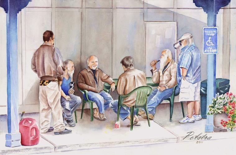 Polstra enjoys painting people | Prospecting | mtdemocrat.com