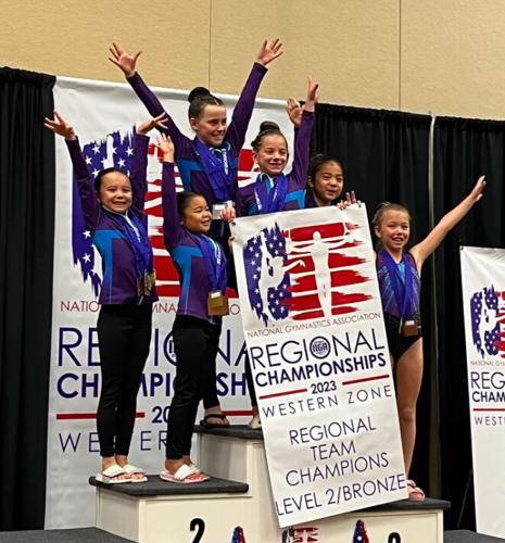 Tumble Time gymnasts win big at regionals | Sports | mtdemocrat.com
