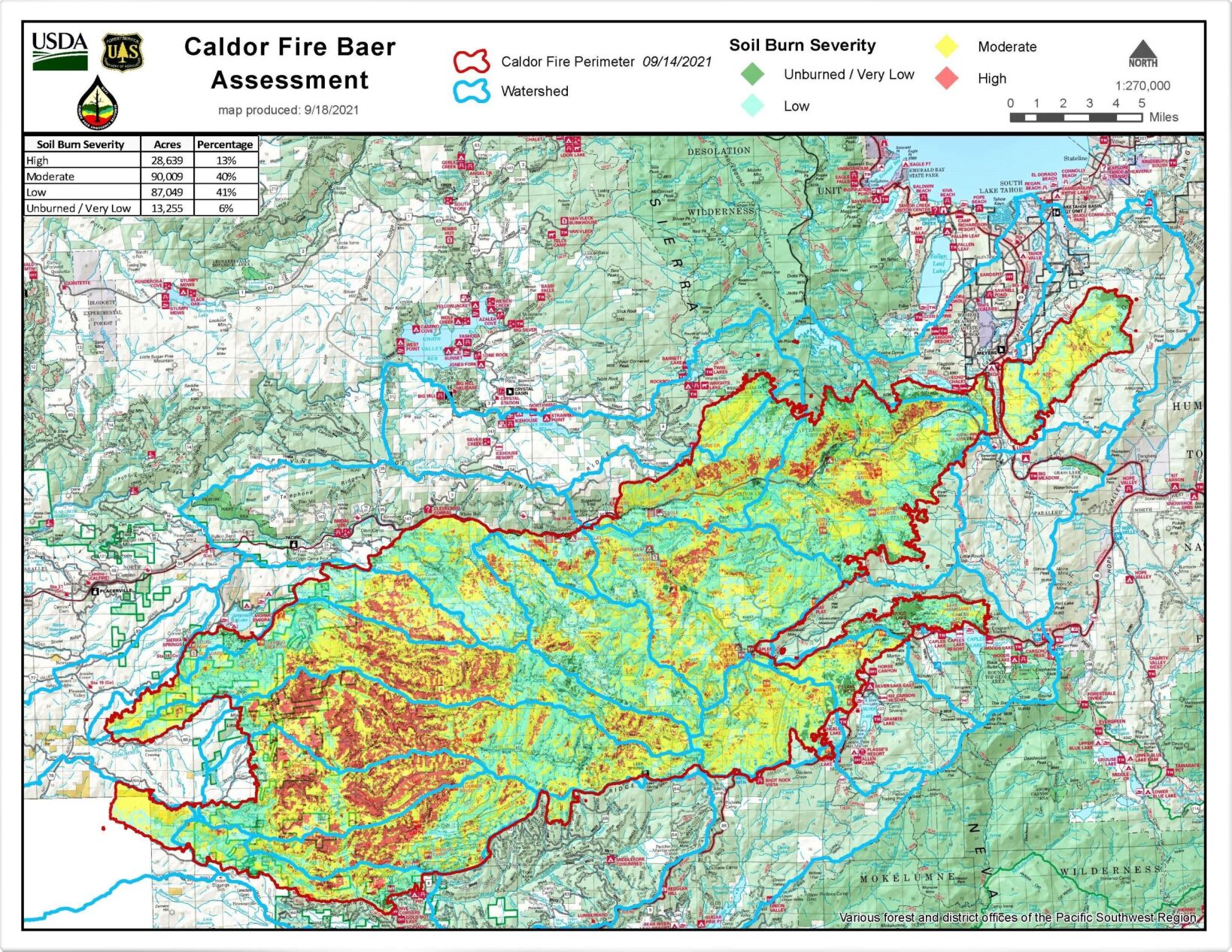 Caldor Fire burn area assessment report released | News | mtdemocrat.com