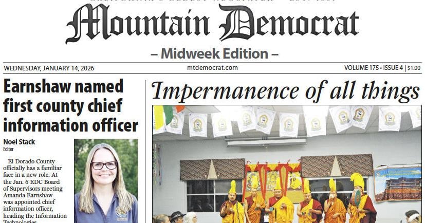 Mountain Democrat, Wednesday, Jan. 14, 2026 | e-Editions | mtdemocrat.com