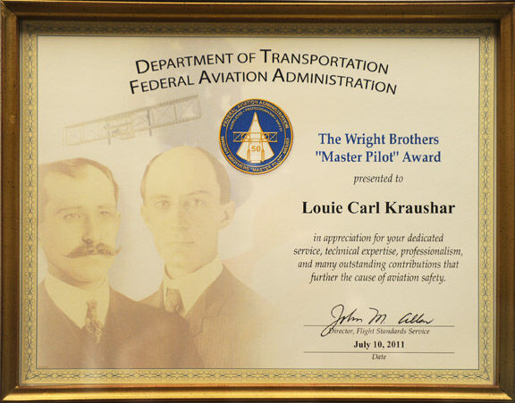 Veteran flyer recognized as Master Pilot | News | mtdemocrat.com