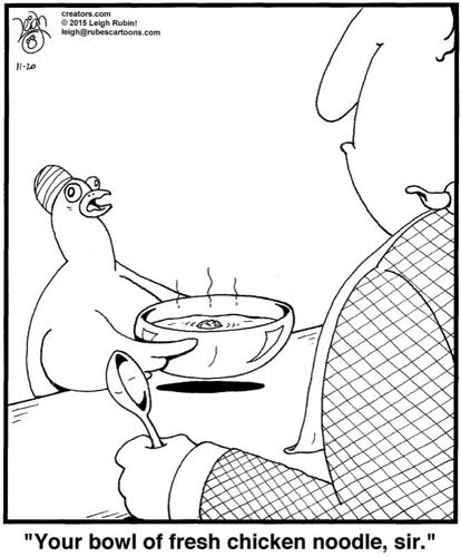 slurping soup from a bowl coloring pages