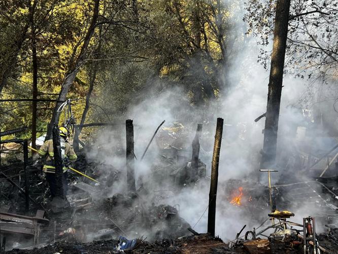 Crews jump on fire at homeless camp | News | mtdemocrat.com