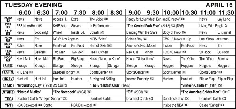 TV Listings | News | mtdemocrat.com