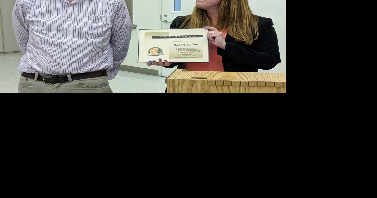 Dalton honored by Cameron Park CSD | News | mtdemocrat.com