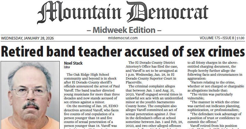 Mountain Democrat, Wednesday, Jan. 28, 2026 | e-Editions | mtdemocrat.com