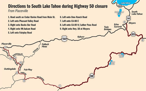 Hwy 50 closing May 11 for 2 weeks | News | mtdemocrat.com