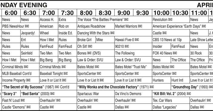 TV Listings | News | mtdemocrat.com