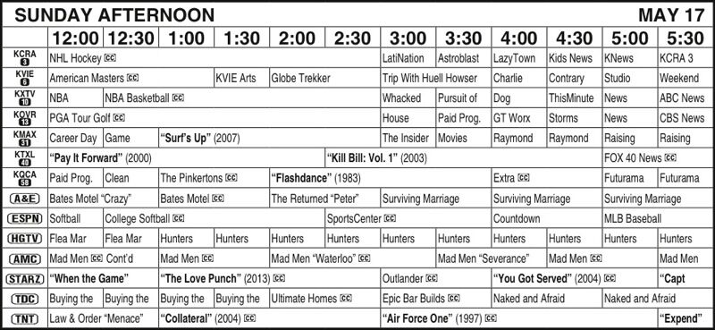 TV Listings | News | mtdemocrat.com