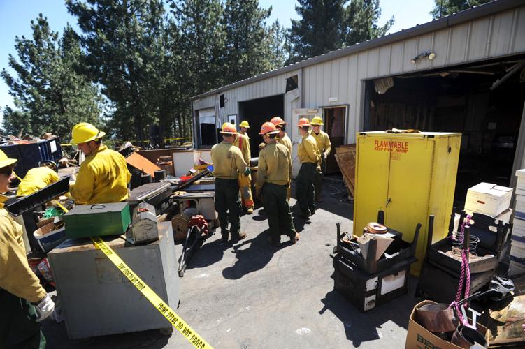 Forest Service facility fire | Photo Galleries | mtdemocrat.com
