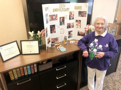 Doris Henke celebrates 25 years volunteering for Snowline Hospice ...