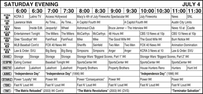 TV Listings | News | mtdemocrat.com