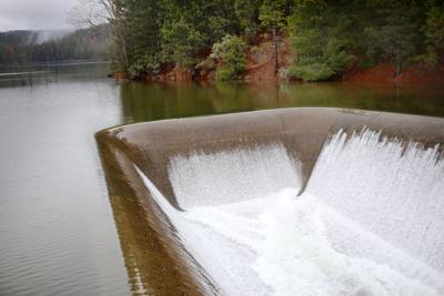 Jenkinson Lake at capacity, spilling over | News | mtdemocrat.com