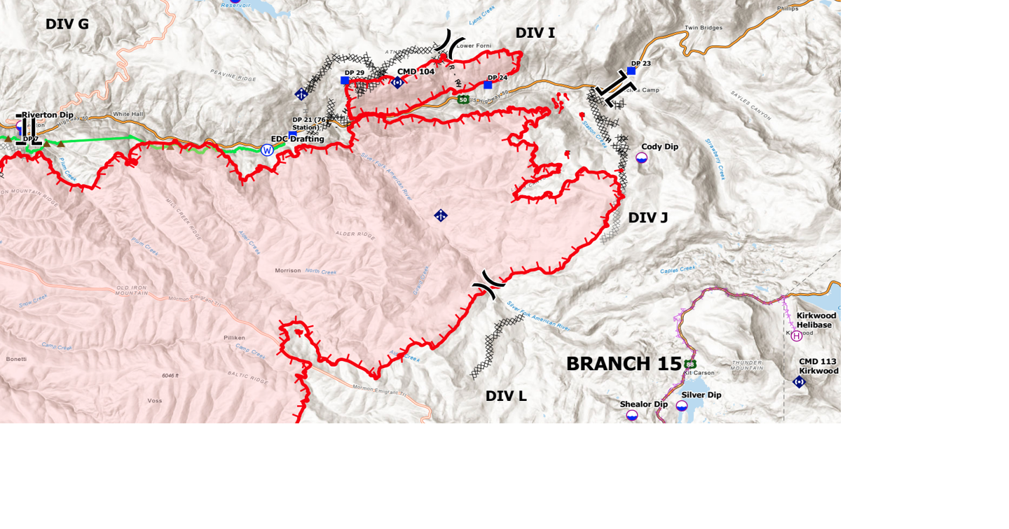Aug. 26 Caldor Fire maps | News | mtdemocrat.com