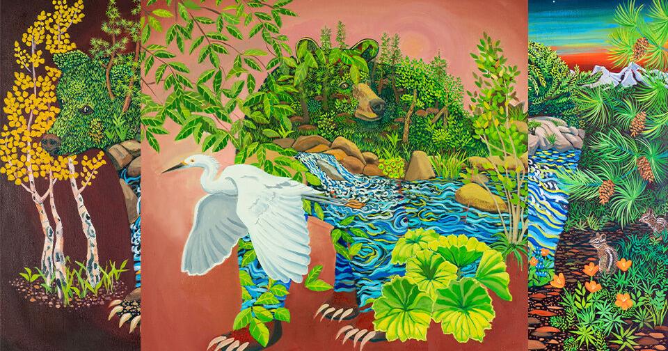 Sierra artist’s colorful works on display | Prospecting | mtdemocrat.com