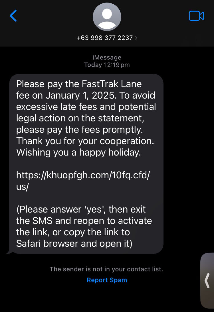 Surge in text-based toll scam activity prompts warning | News ...
