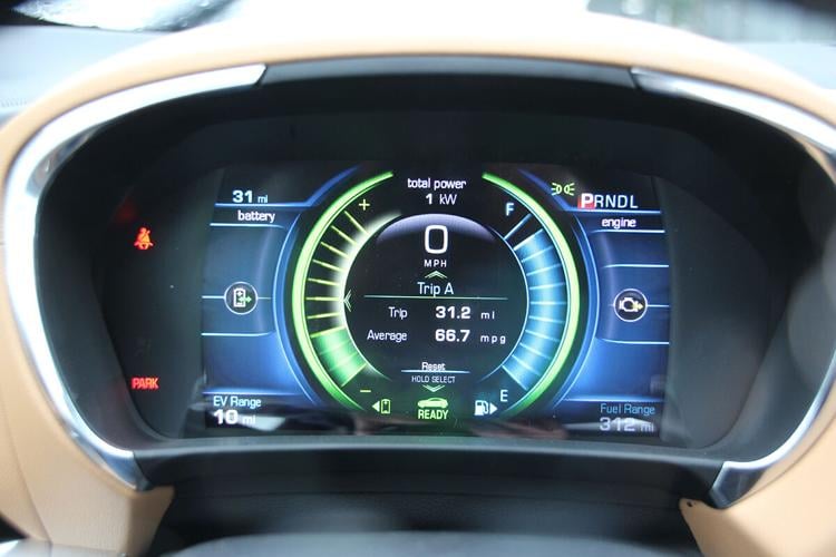 chevy volt mpg