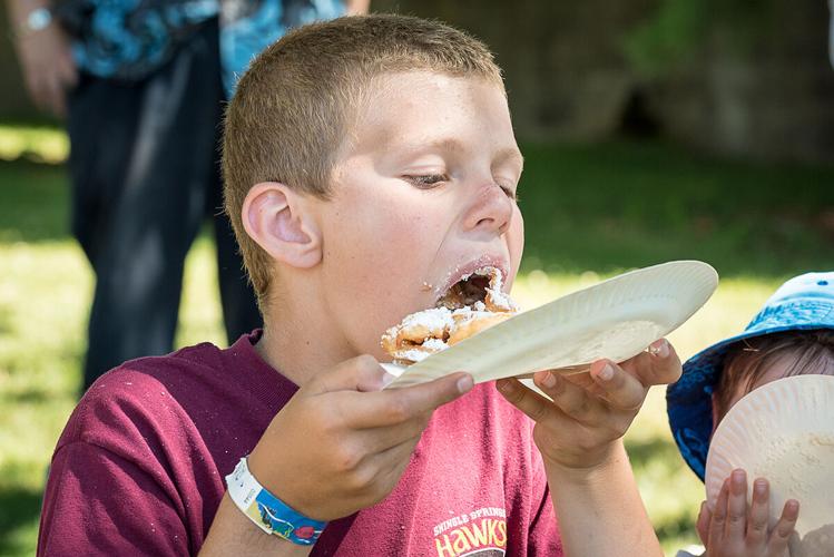 Funnel Cake Eating Contest at the El Dorado County Fair | Photo ...