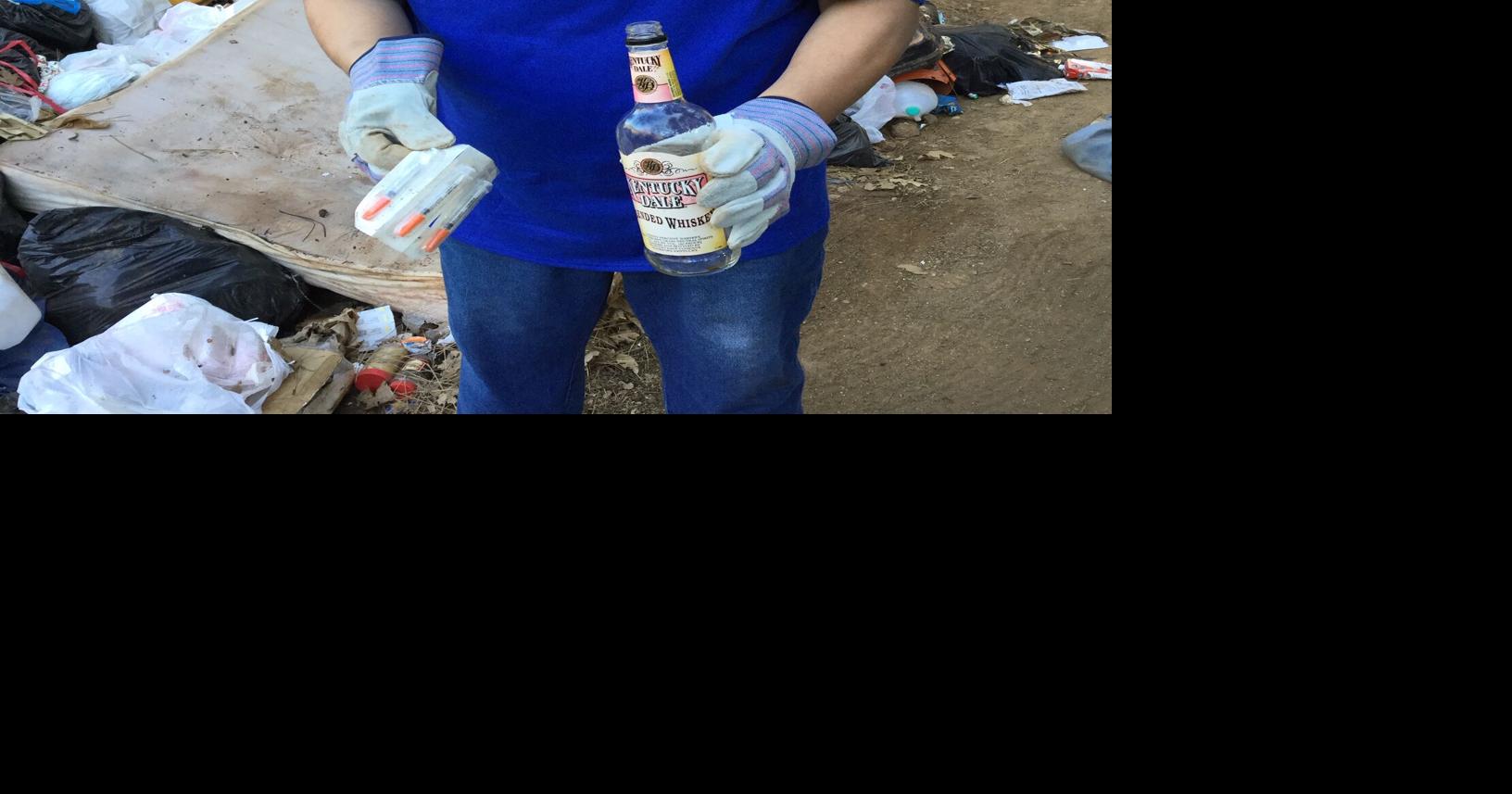 Volunteers go to work in homeless camp clean-up | News | mtdemocrat.com