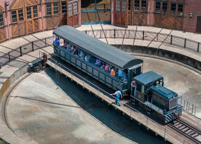 Turn around ... and around on railroad museum's turntable | Prospecting ...