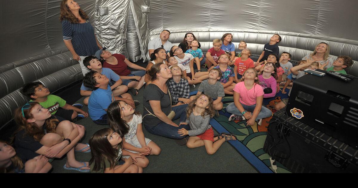 Photo gallery: Spaced out — Cameron Park library hosts planetarium for ...