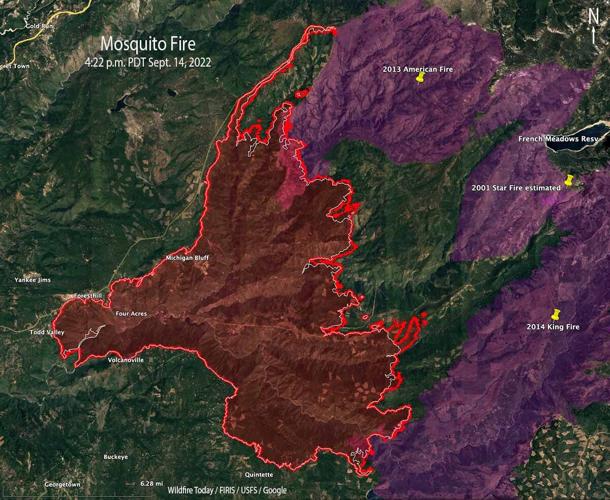 How far east will Mosquito Fire fly? | News | mtdemocrat.com
