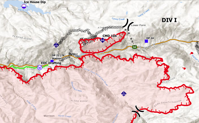 Aug. 25 Caldor Fire maps | News | mtdemocrat.com
