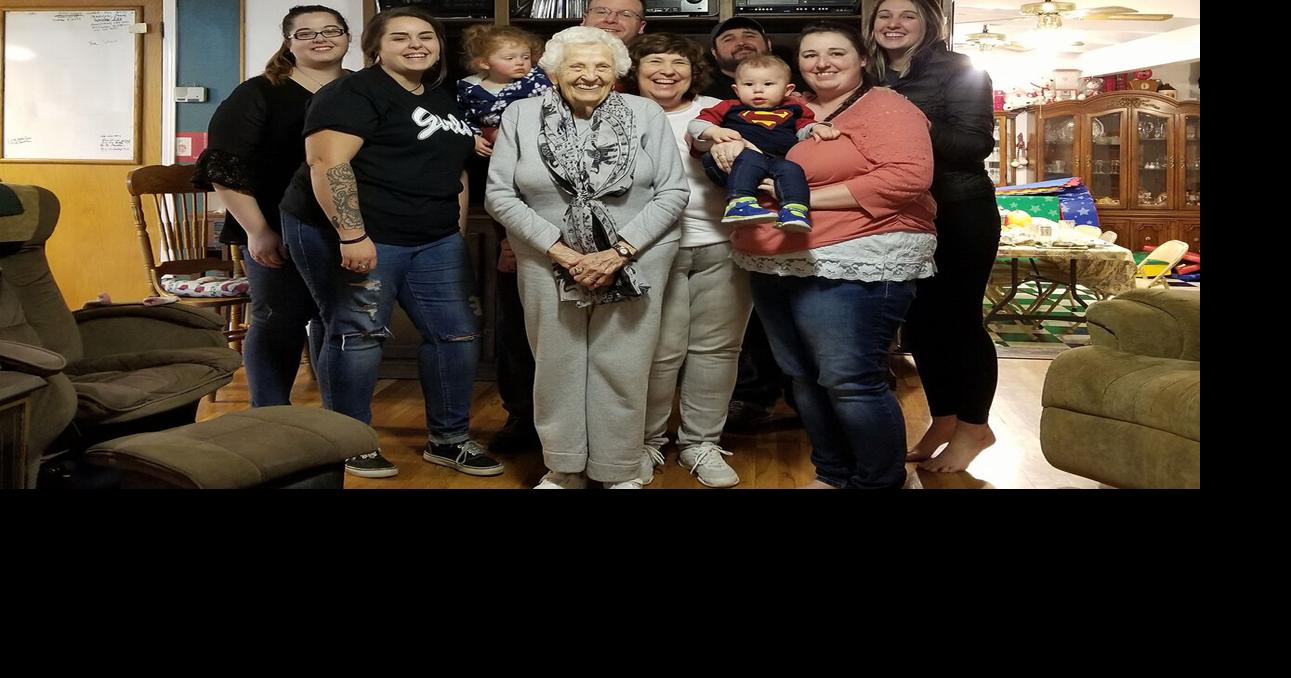 Photo: Barbara Luther’s five-generation family gathering | Prospecting ...