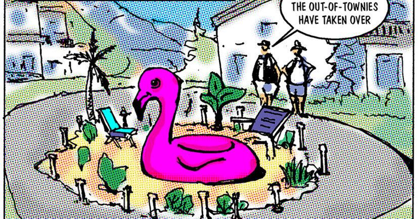 Ketchum Roundabout | Cartoon | mtexpress.com