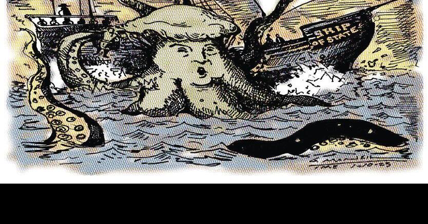 Americas Kraken | Cartoon | mtexpress.com