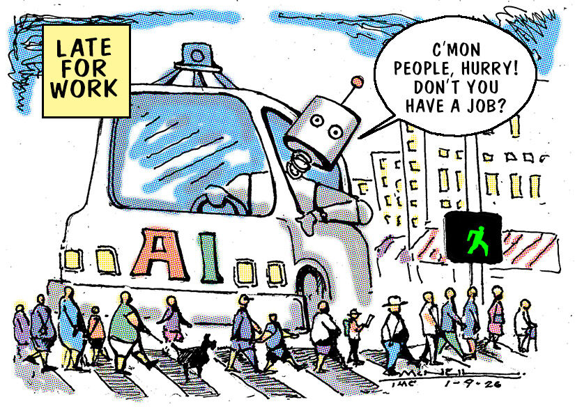 Late for Work | Cartoon | mtexpress.com