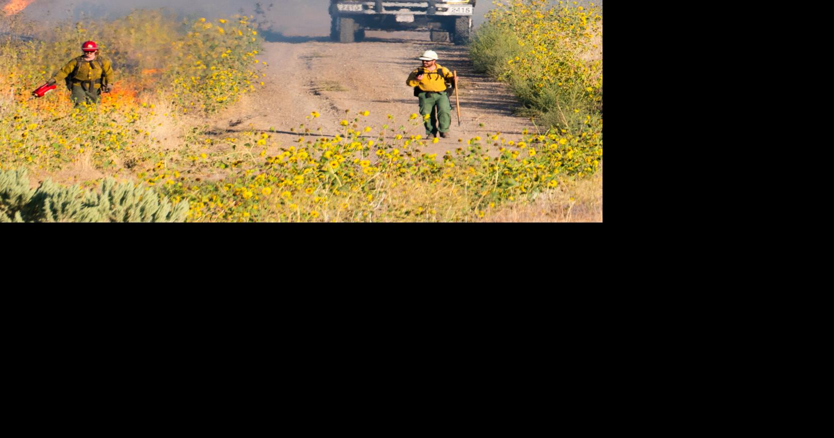 Flat tire sparks 7,400-acre wildfire in southern Blaine County | News ...