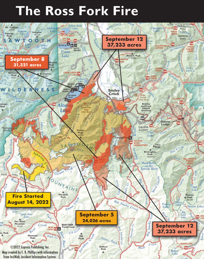 Crews make strides on Ross Fork Fire | News | mtexpress.com