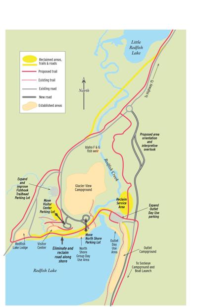 Projects will reconfigure Redfish and Stanley lakes recreation areas ...