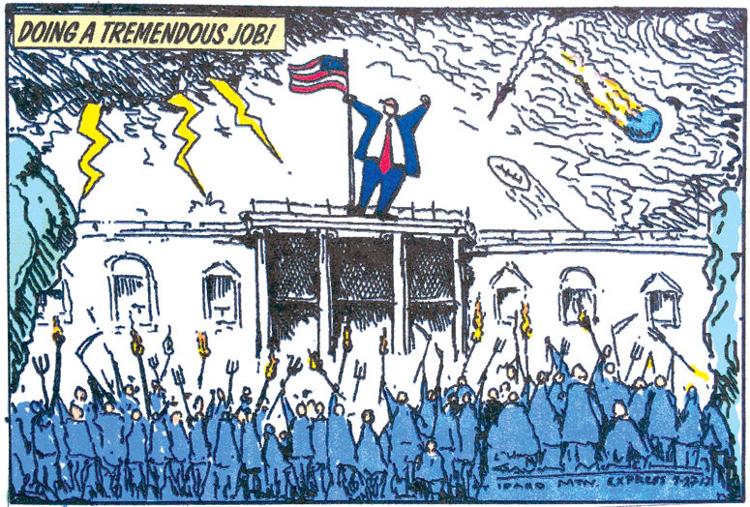 Doing a Tremendous Job | Cartoon | mtexpress.com