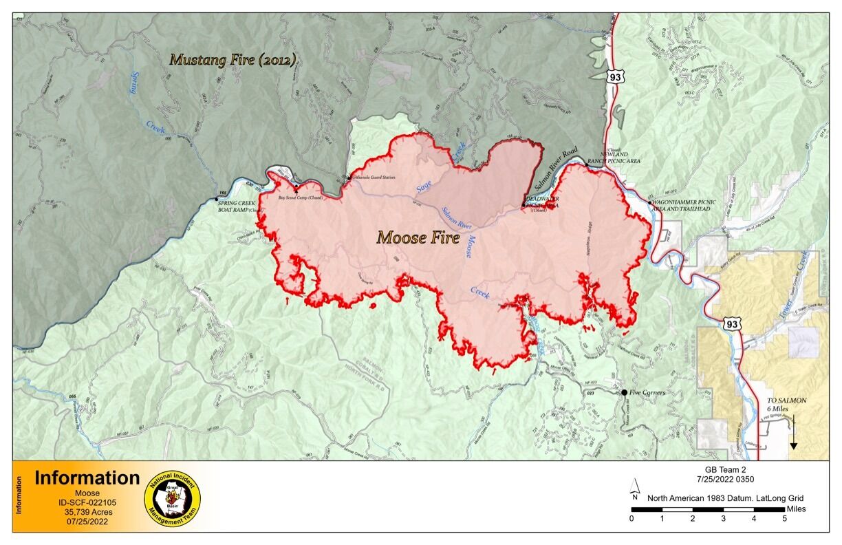 Two helicopter pilots die as Moose Fire grows in Salmon-Challis ...