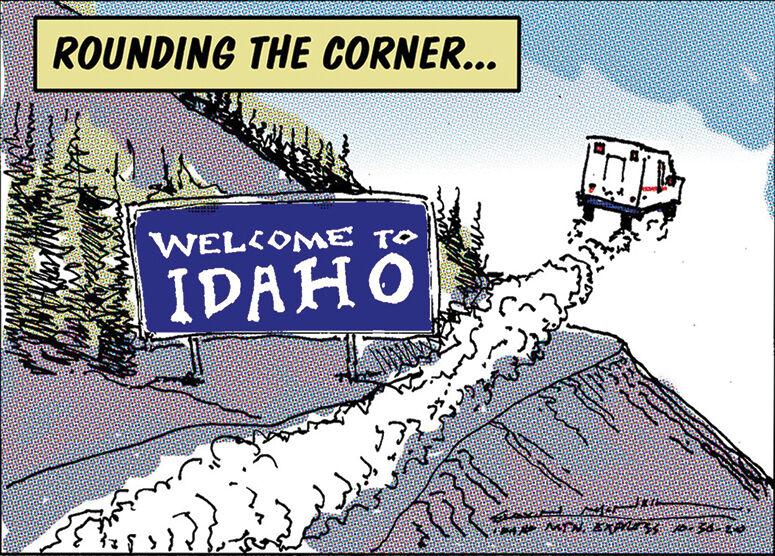Rounding the corner | Cartoon | mtexpress.com