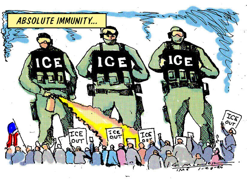 Absolute Immunity | Cartoon | mtexpress.com