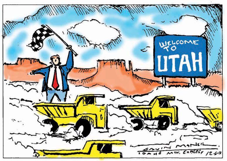 Trump in Utah | Cartoon | mtexpress.com