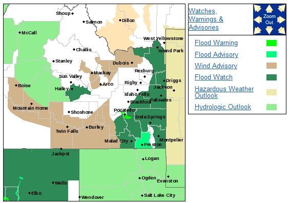 NOAA issues flood watch for Wood River Valley, other areas | Blaine ...