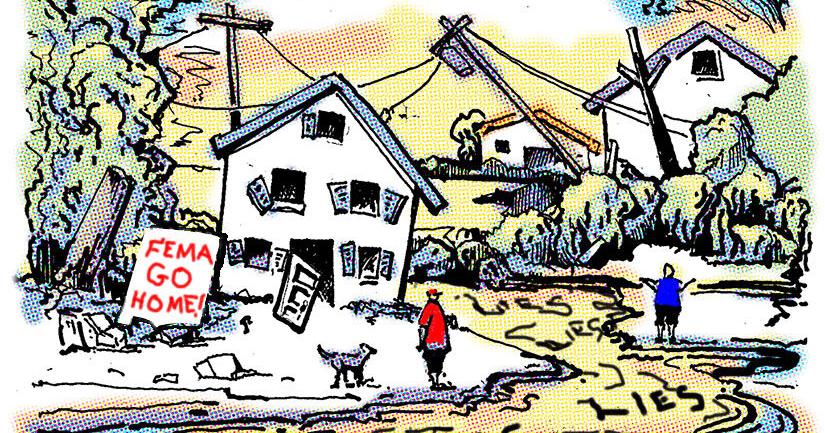 Disastrous Relief | Cartoon | mtexpress.com